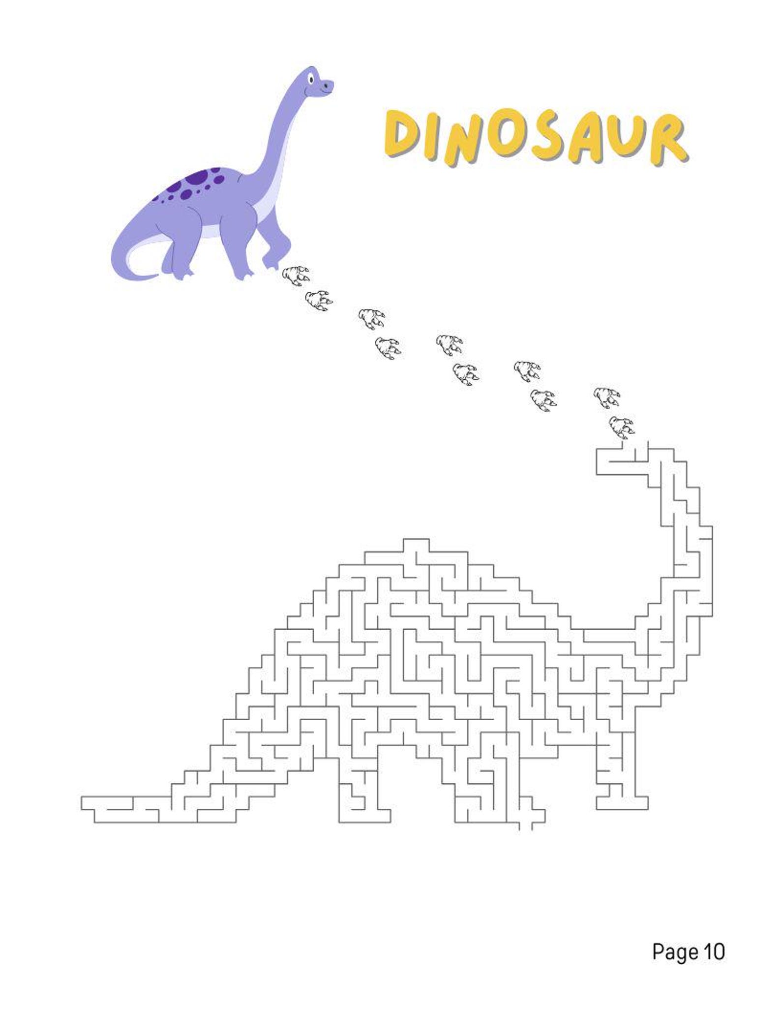 Printable Kids Activity Pages. Fun Coloring Book, Mazes, and Learn to ...