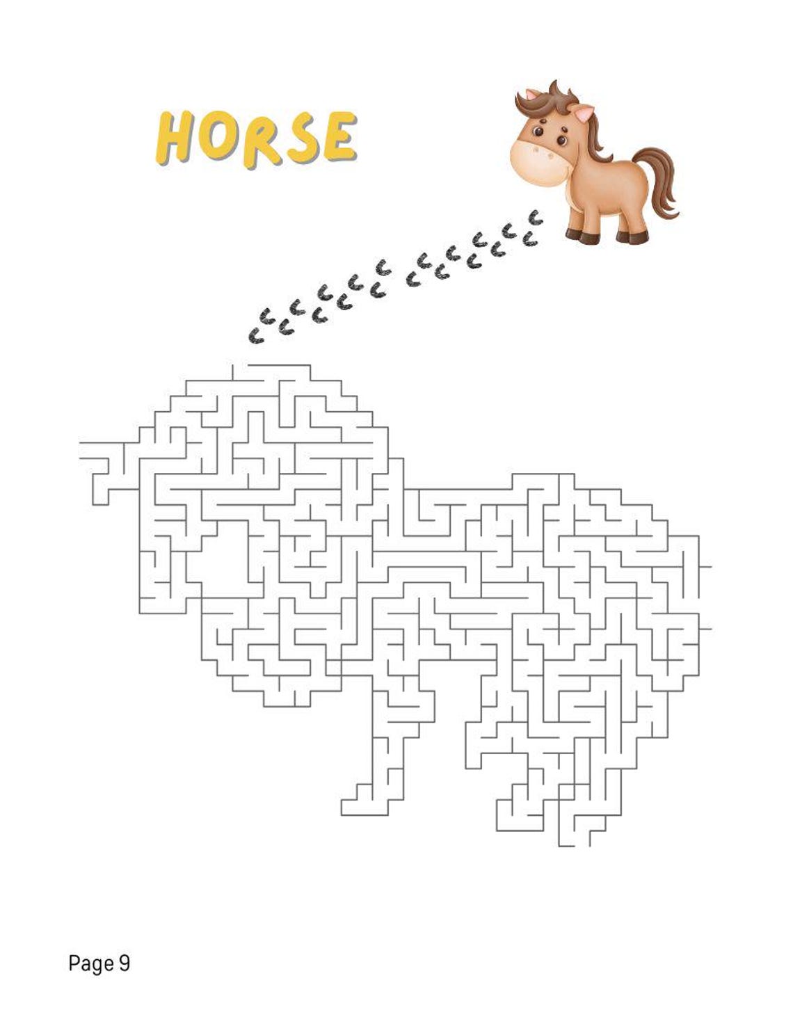 Printable Kids Activity Pages. Fun Coloring Book, Mazes, and Learn to ...