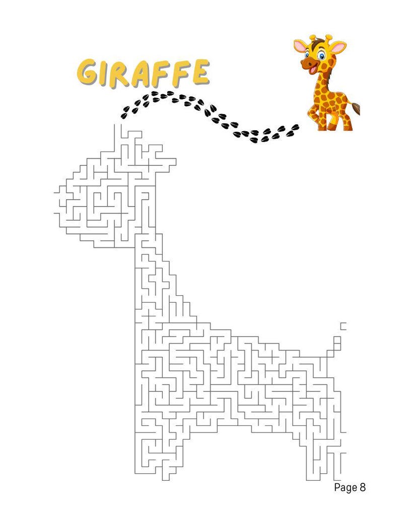 Printable Kids Activity Pages. Fun Coloring Book, Mazes, and Learn to ...