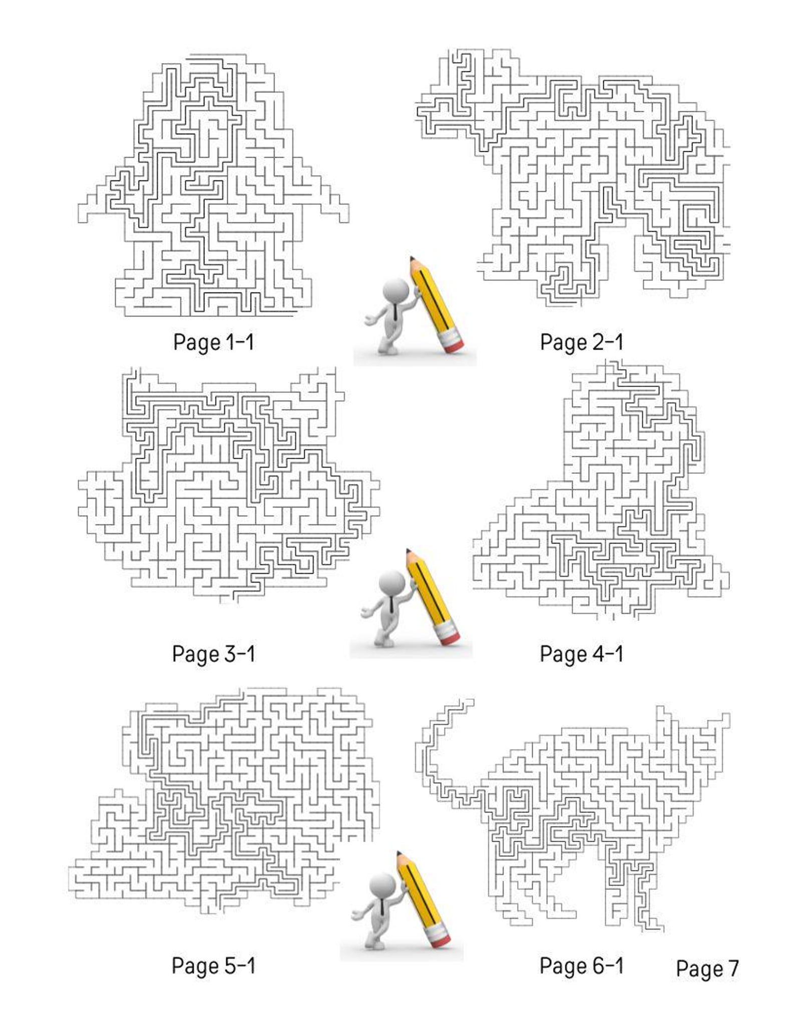 Printable Kids Activity Pages. Fun Coloring Book, Mazes, and Learn to ...