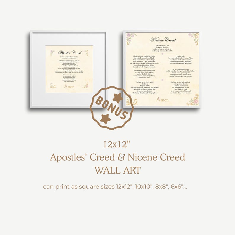 Catholic Apostles' and Nicene Creed Study Bundle With Learning ...
