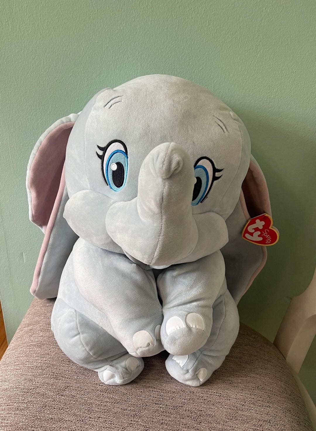 Ty Large Dumbo Disney Beanie Baby Plush 16” Tall - Etsy