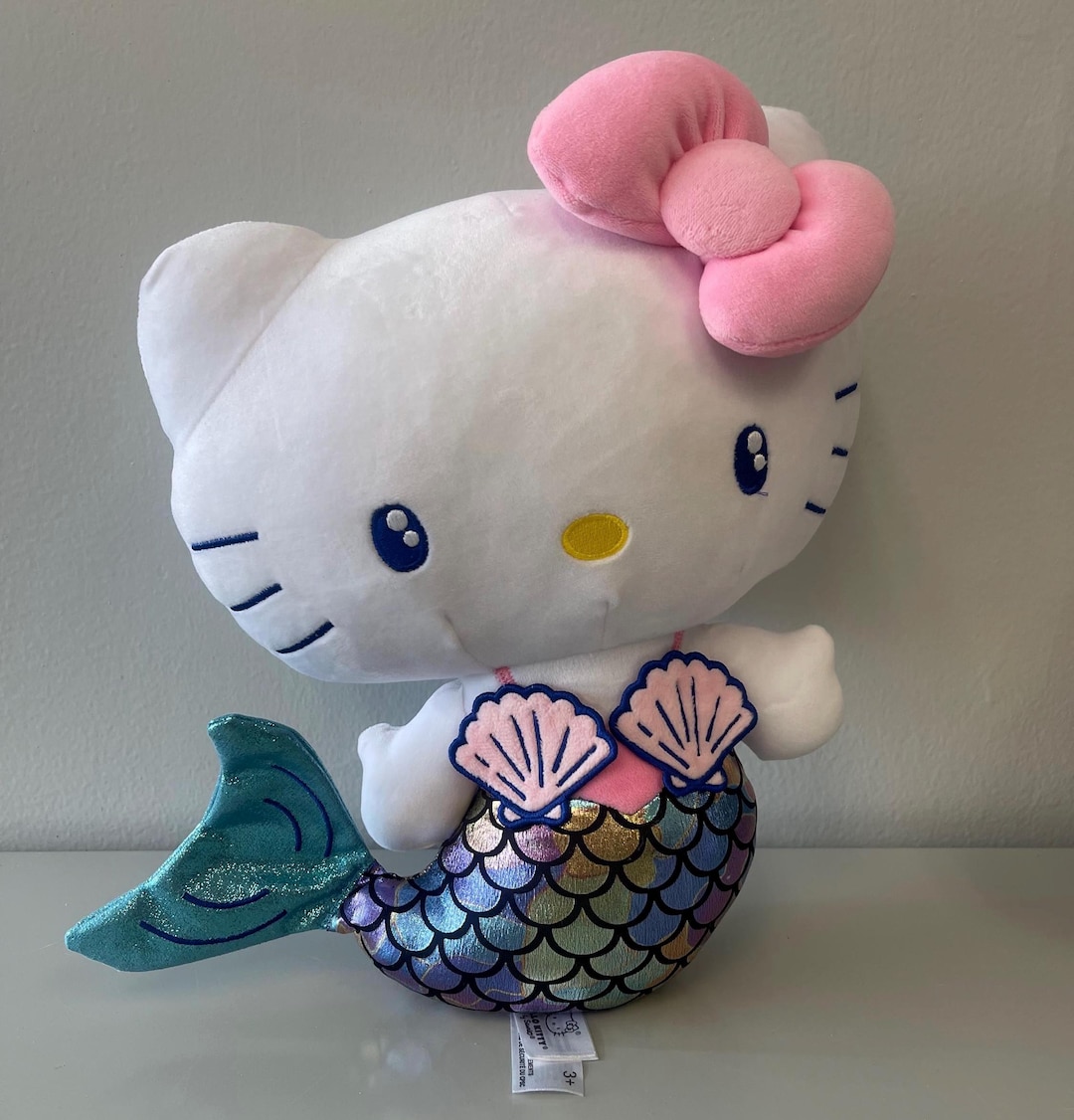 Hello Kitty Mermaid Plush Sanrio 12” Tall Rare - Etsy