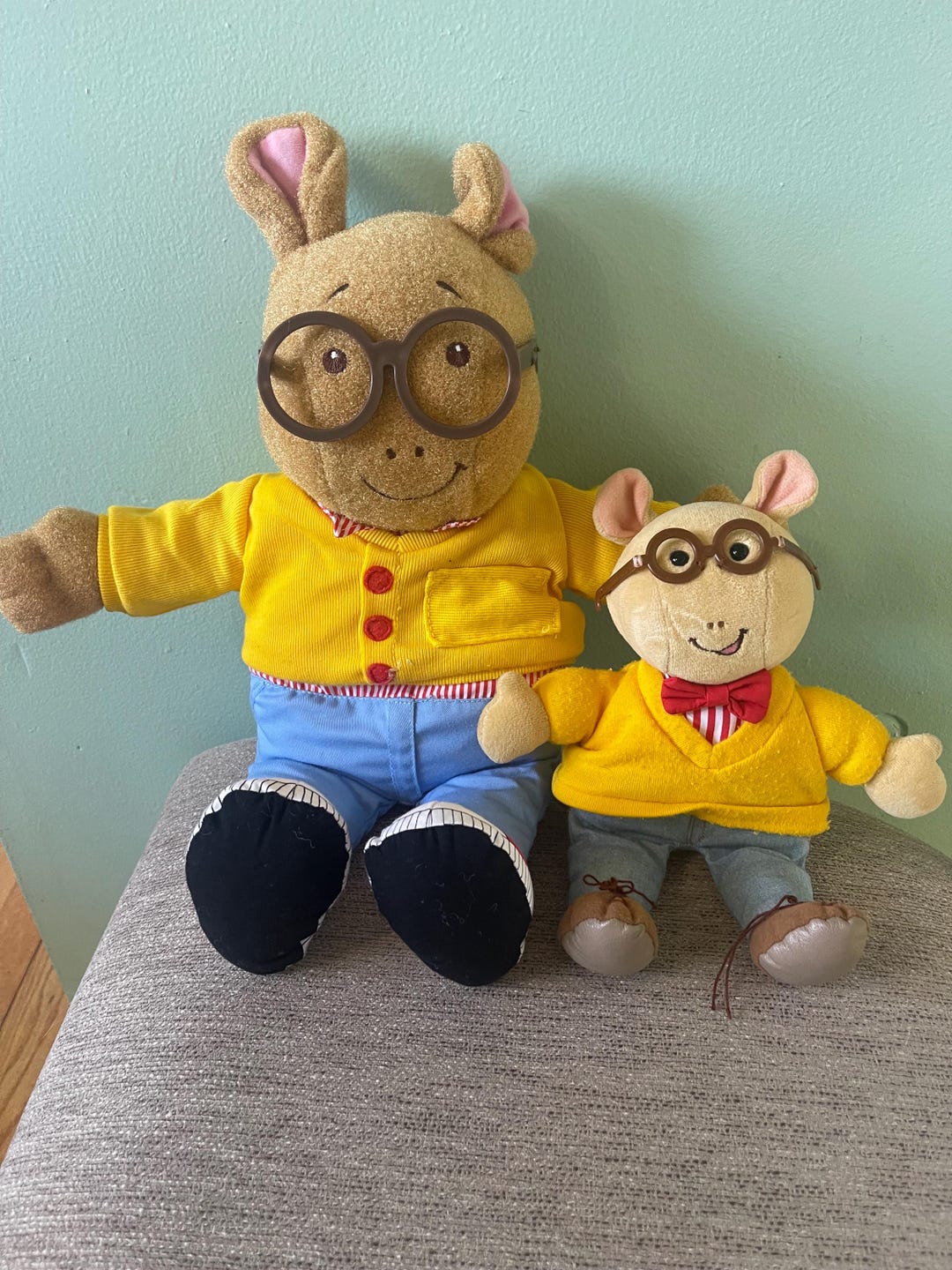 2 Vintage Arthur Plush by Playskool 1996, Large One 16” Tall, Talks ...
