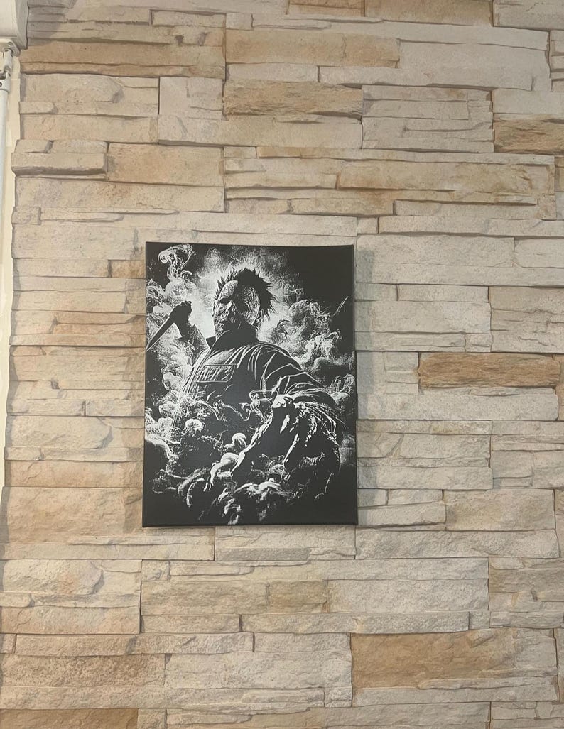 Laser Engraving PNG File - Horror Movie Monochrome Manga Art Design for ...