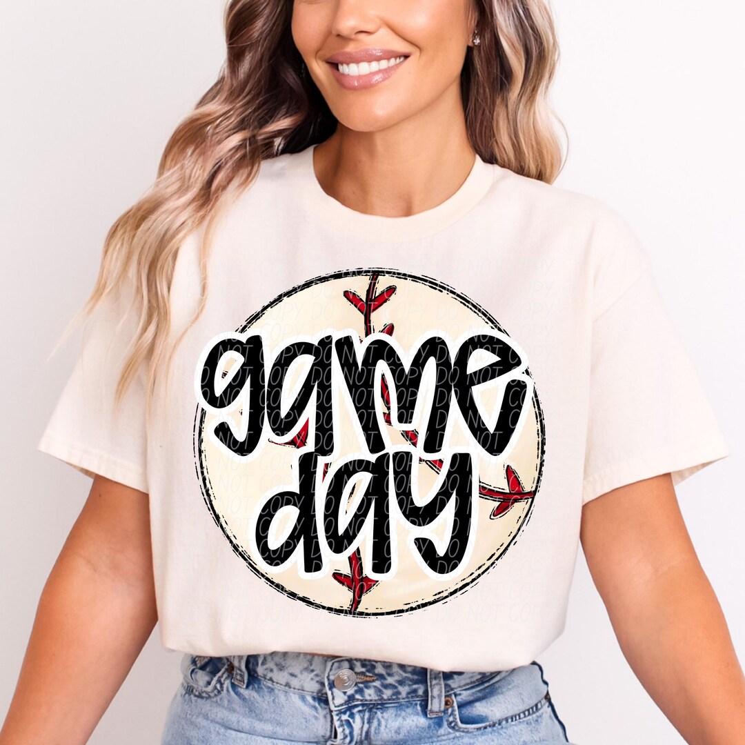 Baseball Game Day Baseball Dtf, Game Day Baseball Coquette Dtf ...