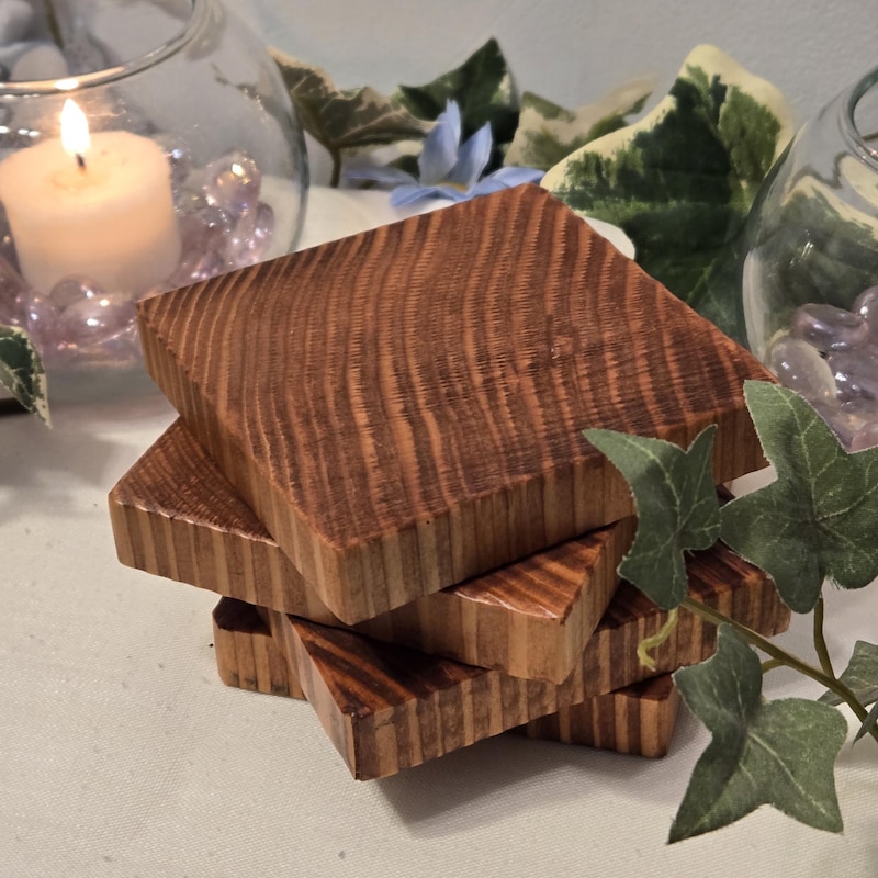 Wood Drink Coasters - Etsy