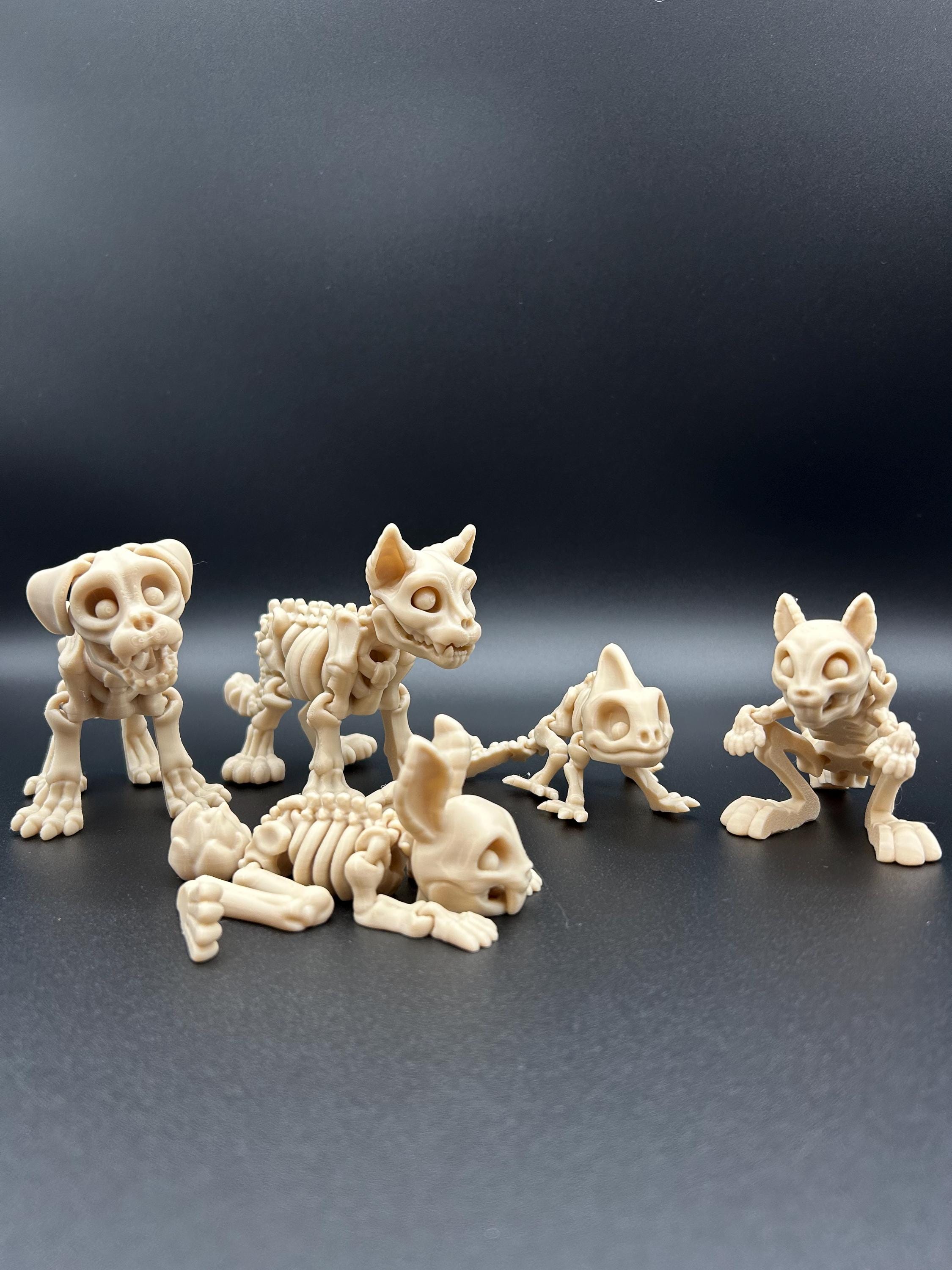 Pet Skeleton Animal Toys 3D Printed - Etsy
