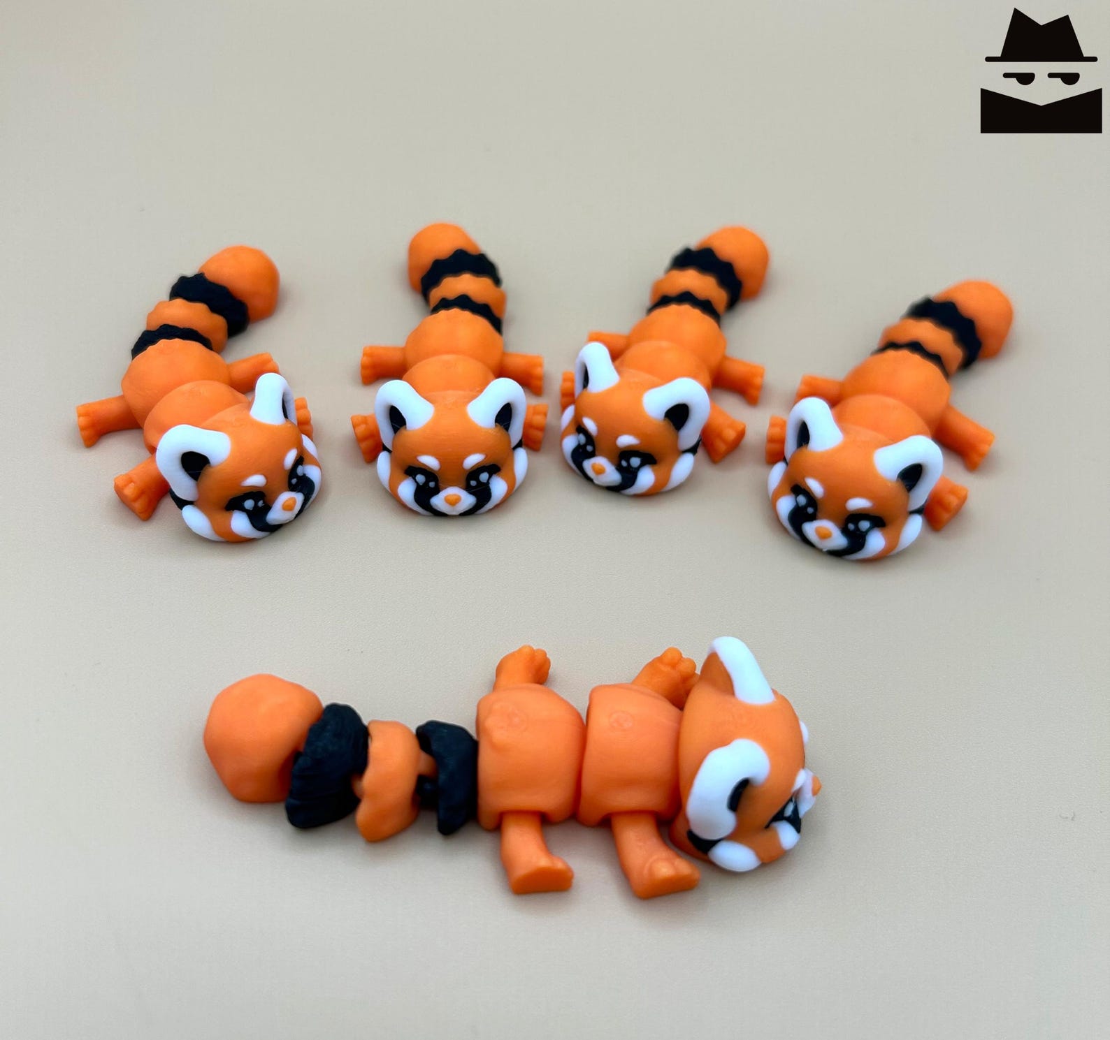3D Printed Red Panda, Flexi Dog, Flexi Gecko Fidget Toys - Etsy