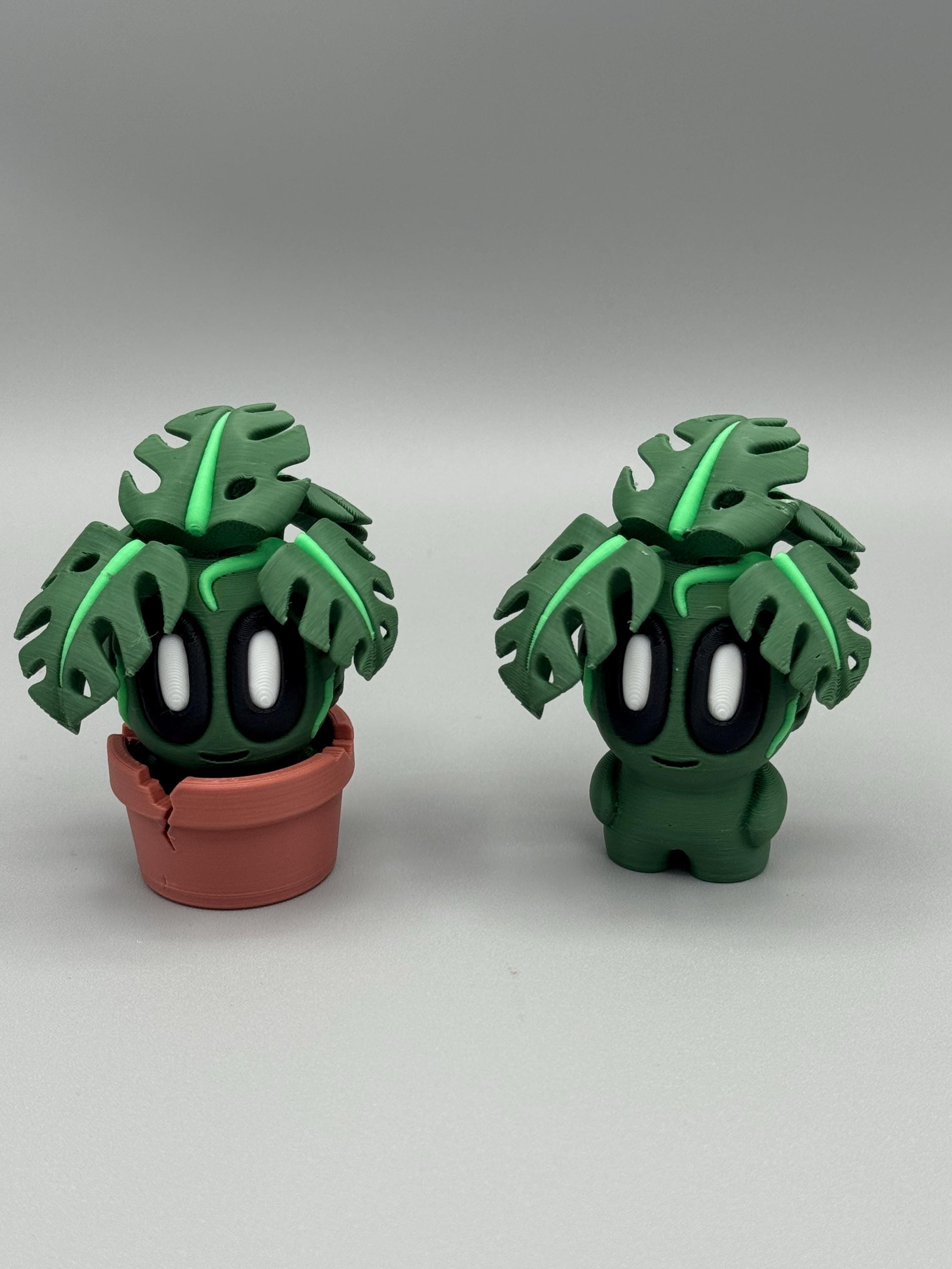 Mini Blob Plant – Cute 3D Printed Collectible Houseplant Figurine in ...