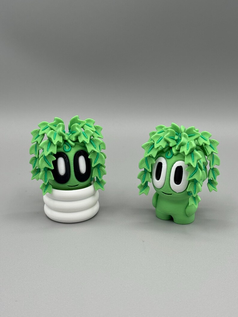 Mini Blob Plant – Cute 3D Printed Collectible Houseplant Figurine in ...