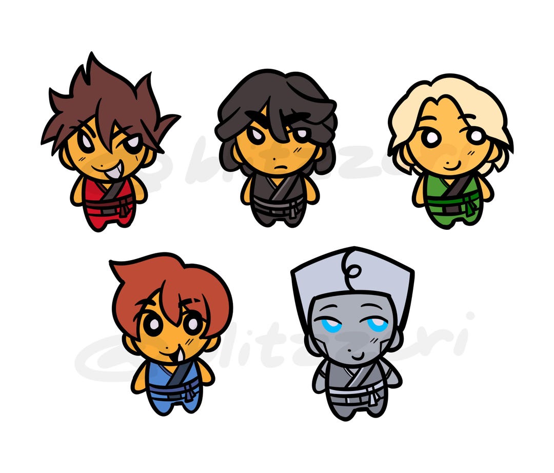 Ninjago Stickers!!!! - Etsy