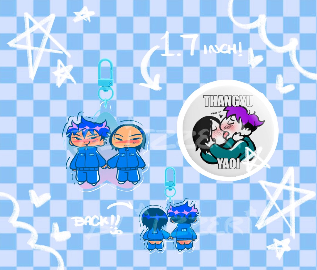 Thangyu Keychain and Yaoi Button!! - Etsy