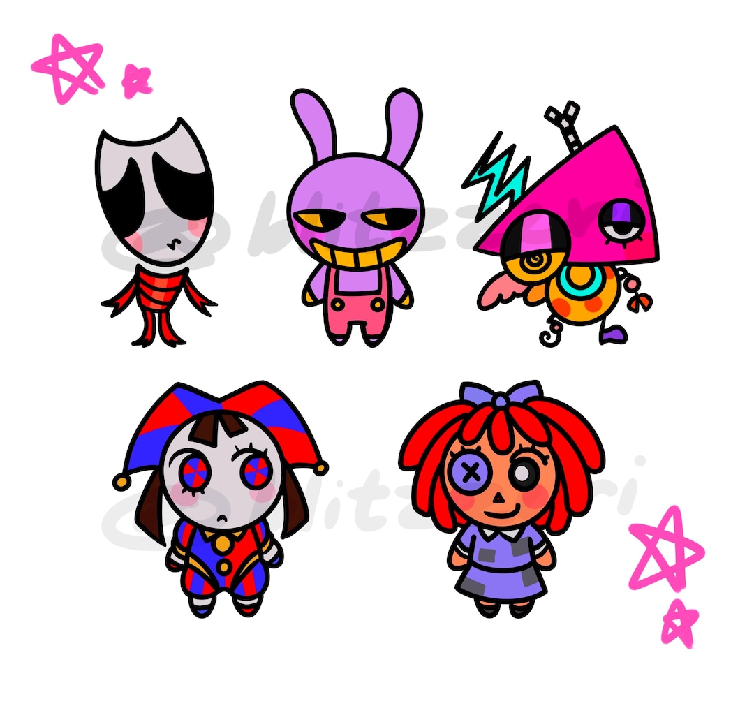 TADC the Amazing Digital Circus Phone Charms!! - Etsy Australia