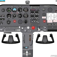 Piper PA44 Seminole Aircraft Cockpit Training Poster - Flight Schools ...