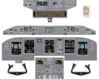 Bombardier Dash 8 Q400 Cockpit Familiarization Poster - Etsy