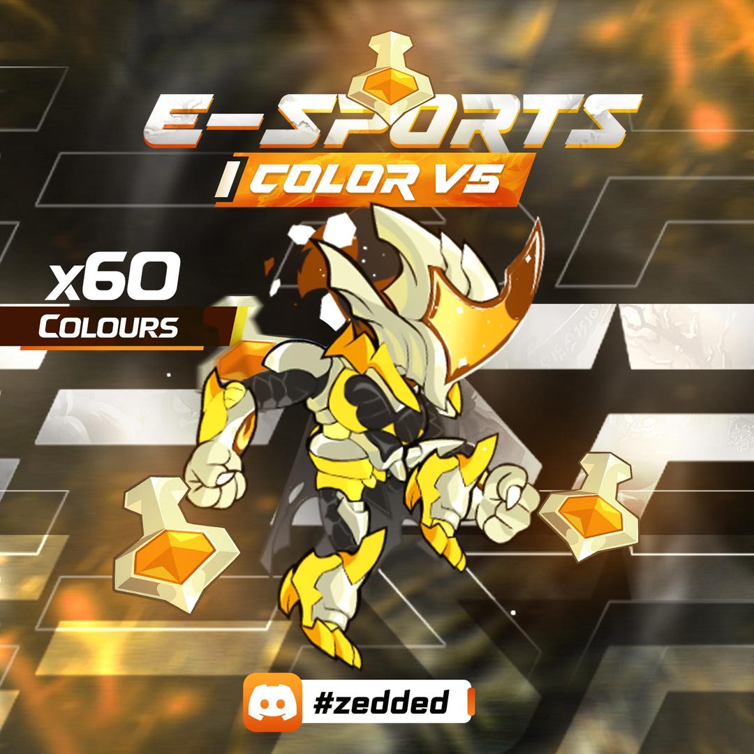 Brawlhalla - 65x Esports Color V5 (full Set) - Etsy