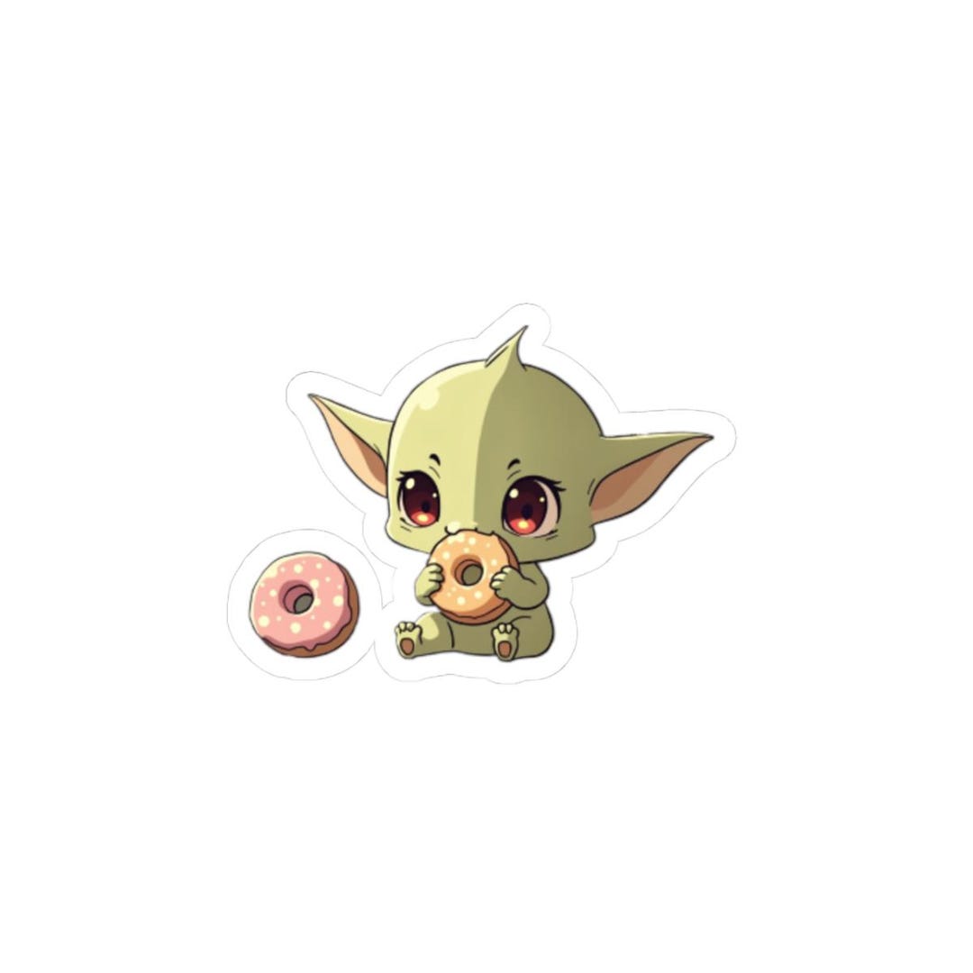 Kiss-cut Stickers Gobta the Donut Goblin! - Etsy