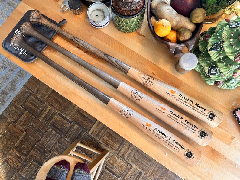 Mark 16 Torpedo Baseball Bat: Handmade Hardwood, Game-ready - Etsy