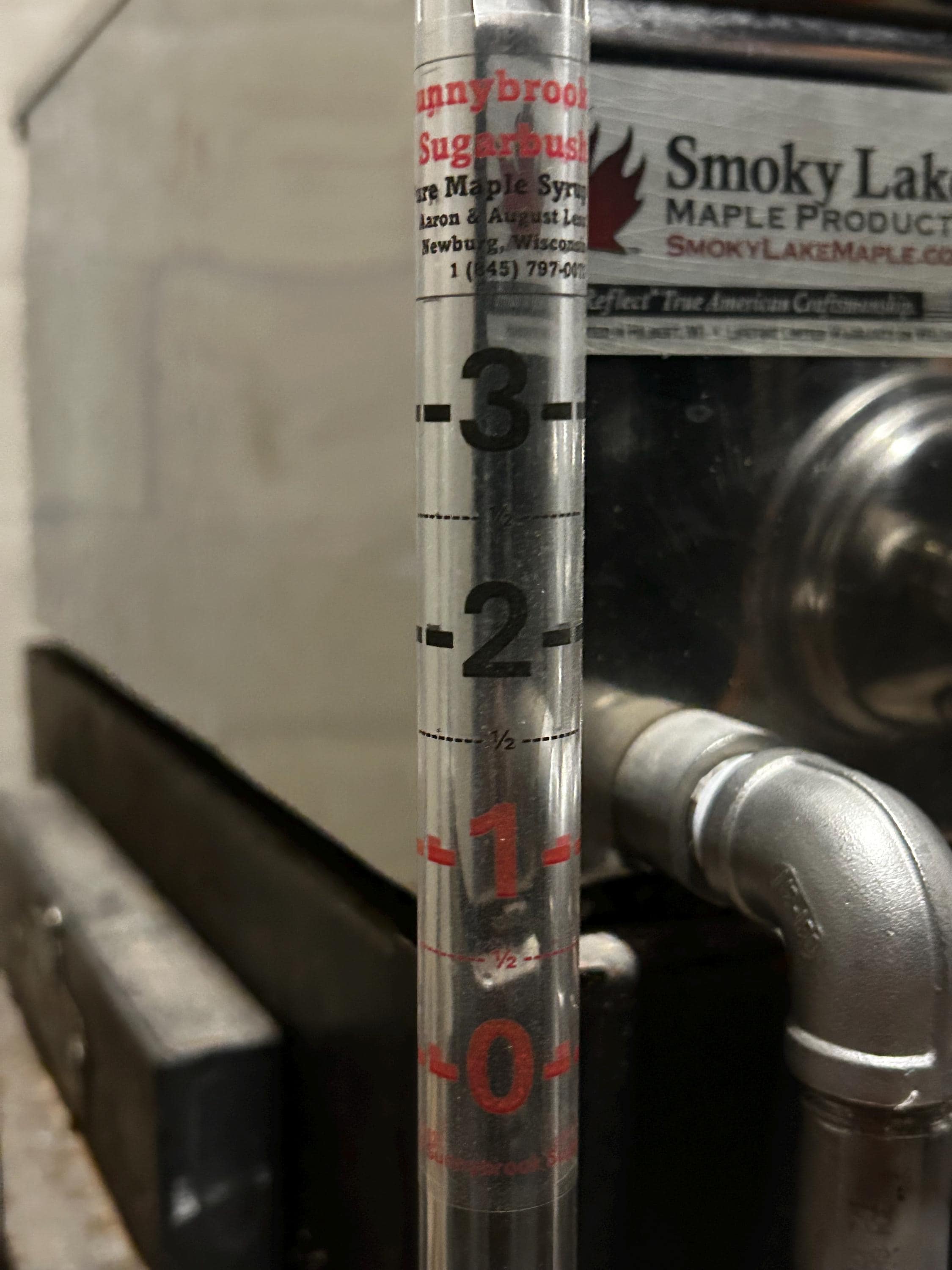 Maple Sap Evaporator Pyrex Sight Tube: 0.75" OD X 10" Height • Includes ...