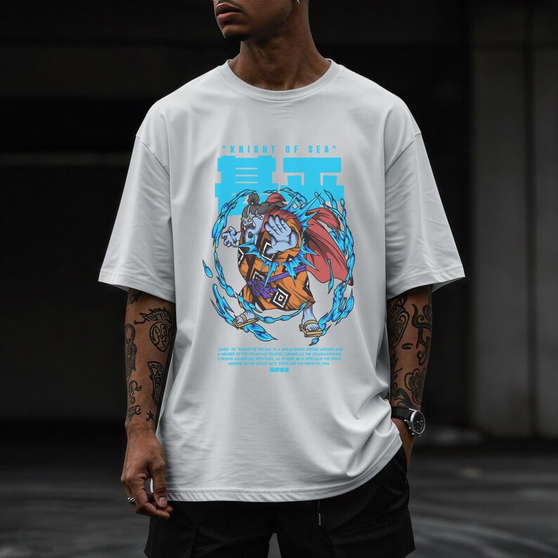 Jinbe One Piece Manga Shirt, One Piece Anime Shirt, Straw Hat Pirates ...