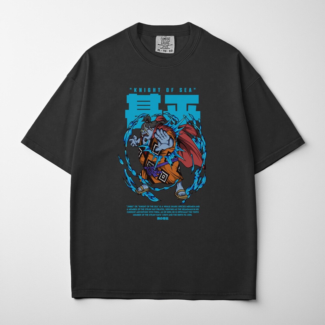 Jinbe One Piece Manga Shirt, One Piece Anime Shirt, Straw Hat Pirates ...