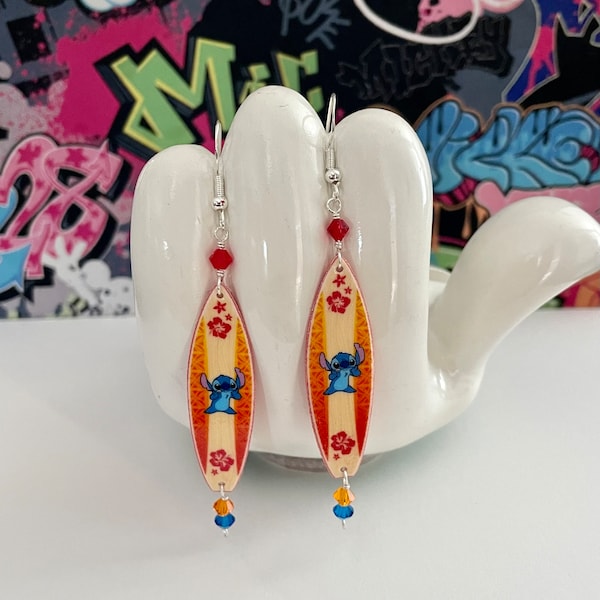 Stitch Surfboard - Etsy