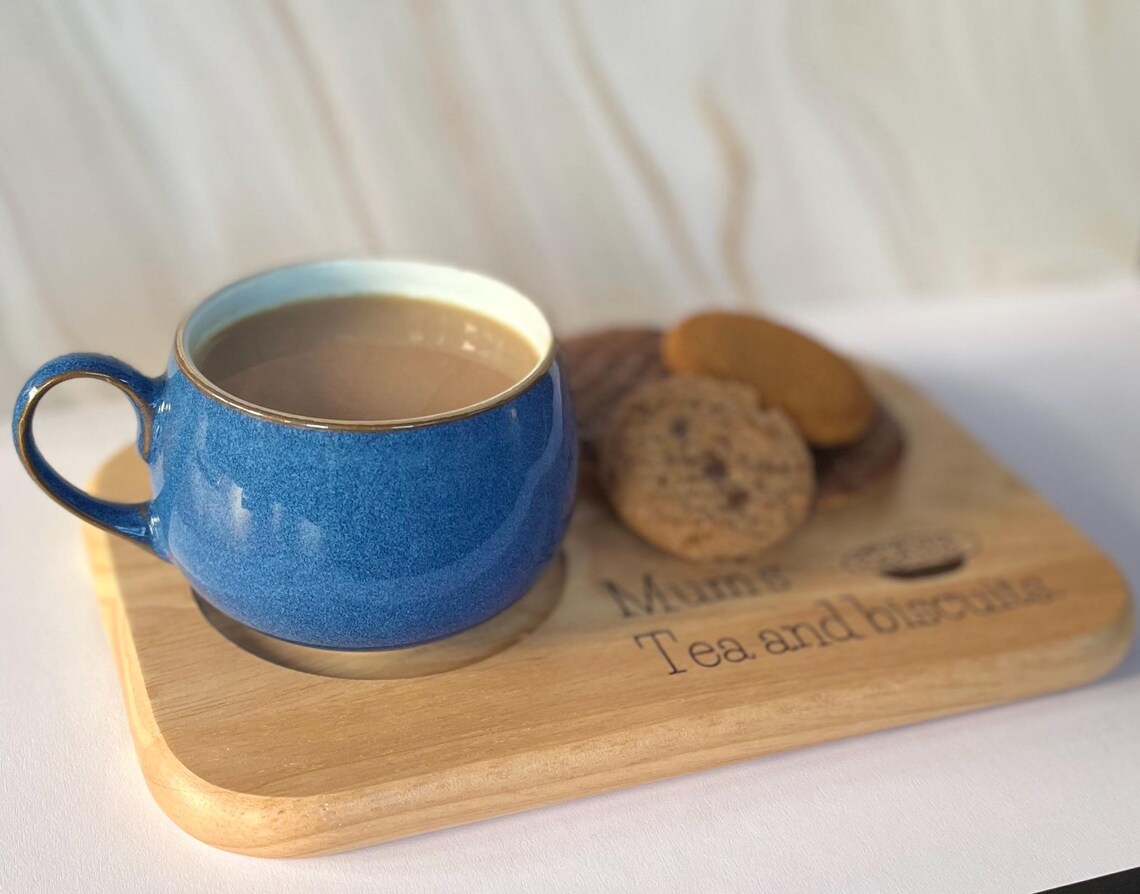 Tea and Biscuit Tray - Etsy UK