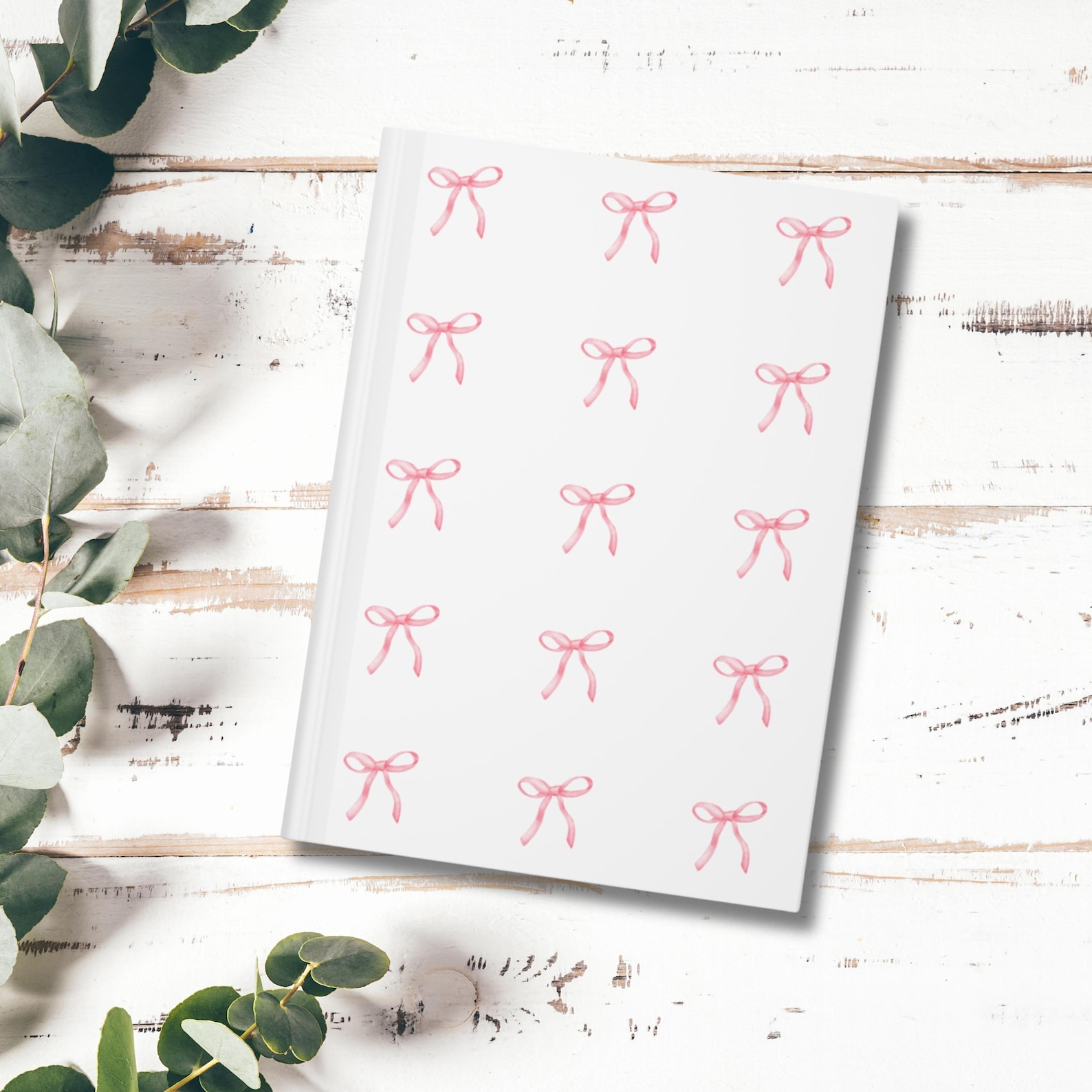 Coquette Pink Bow Notebook, Soft Girl Journal, Cute Pink Diary ...