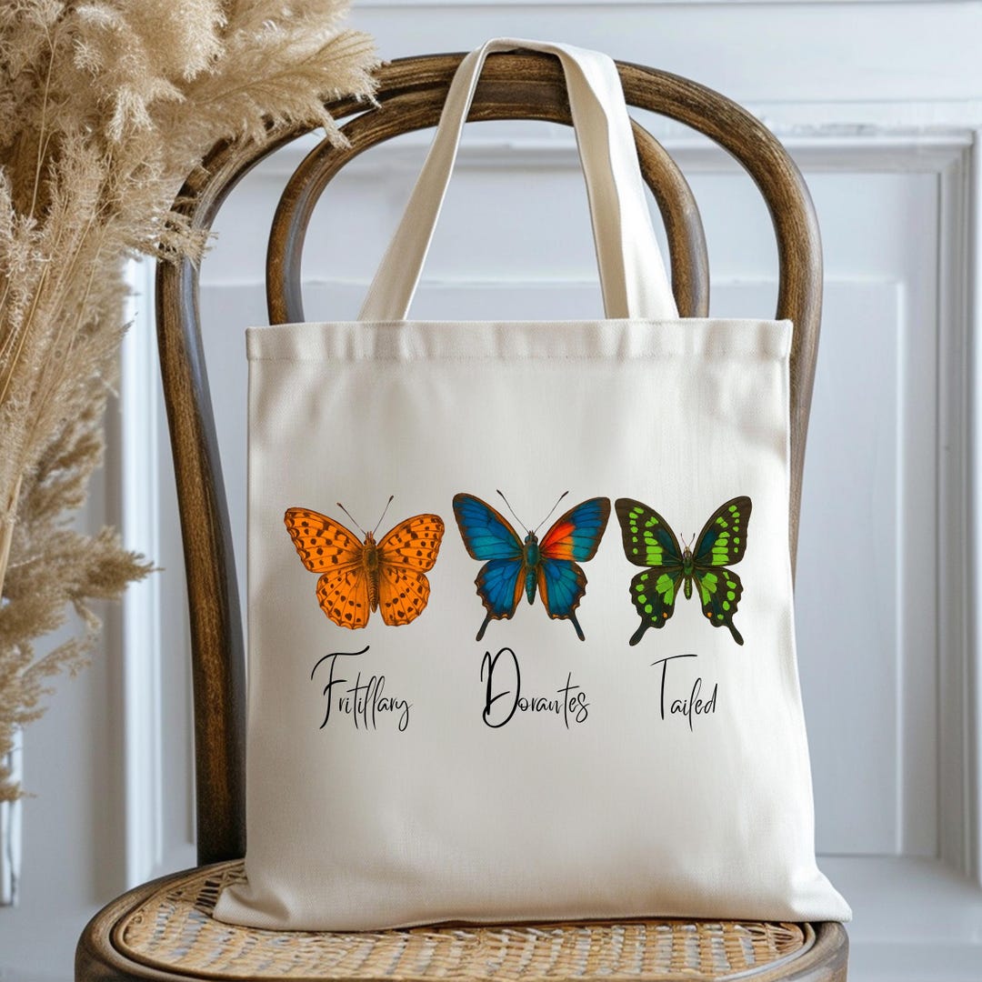 Subtle Fdt Butterfly Tote Bag, Anti MAGA Bird Shirt, Anti Trump Gift ...