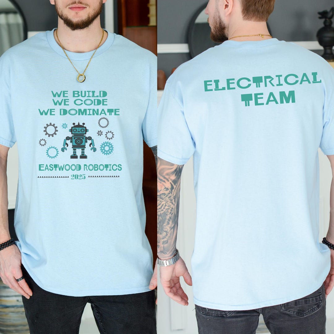 Custom Robotics Club T-shirt – Personalized School/team Name / Year ...