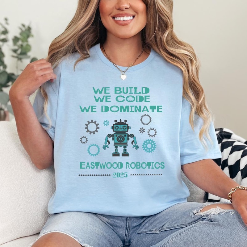 Robot T Shirt - Etsy