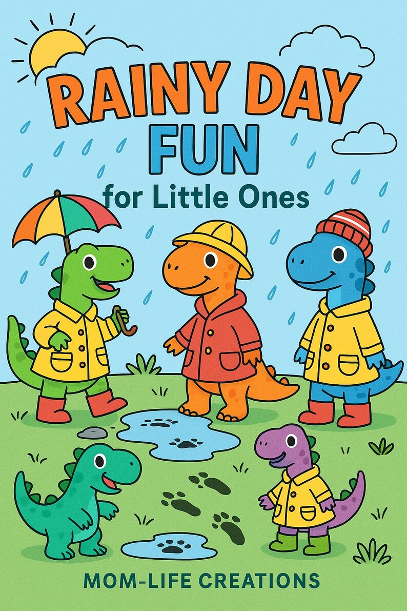 Rainy Day Dinosaur Tracing & Drawing Pack – Printable Activity for ...