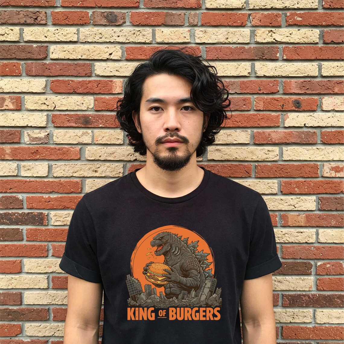 Godzilla King of Burgers, SVG, PNG, JPG, Poster, Transparent Background ...