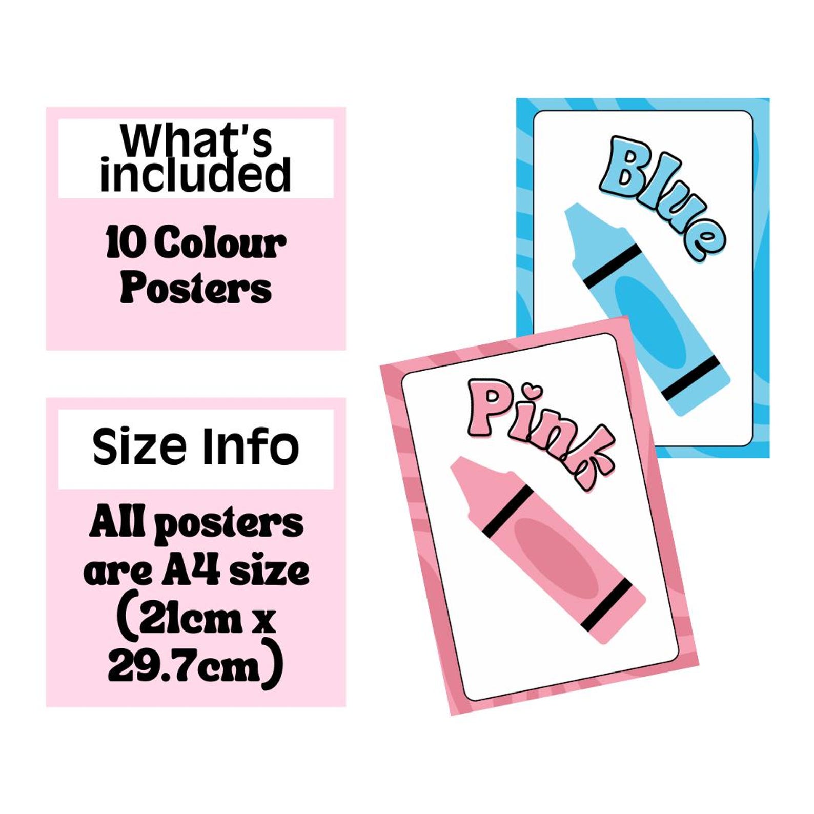 Retro Classroom Colour Posters | Classroom Display | Printable Displays ...