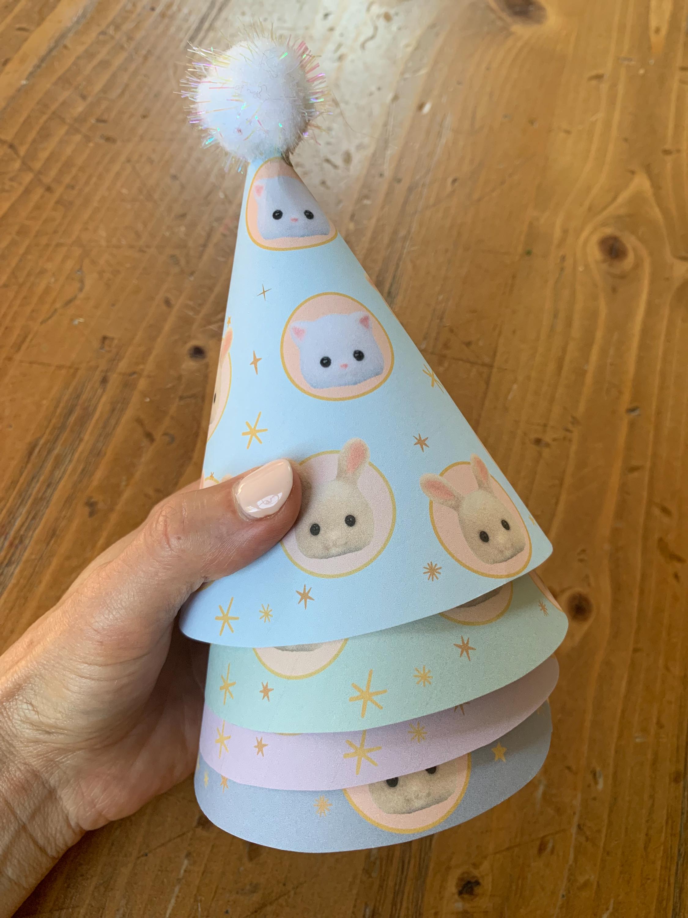 Calico Critters Party Hat Template • Printable Digital Download - Etsy