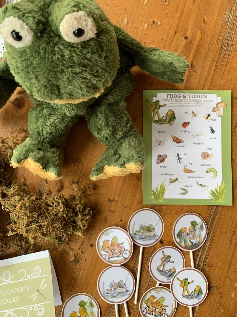 Frog and Toad Scavenger Hunt Printable | Bug Scavenger Hunt Game Kids ...