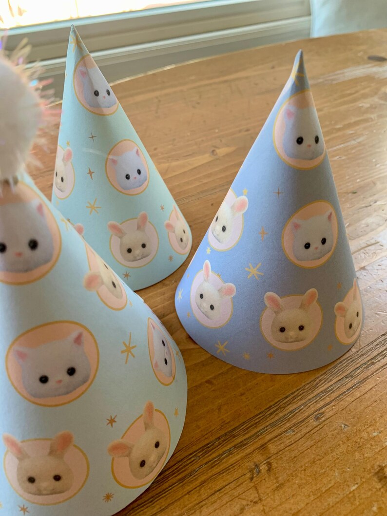 Calico Critters Party Hat Template • Printable Digital Download - Etsy