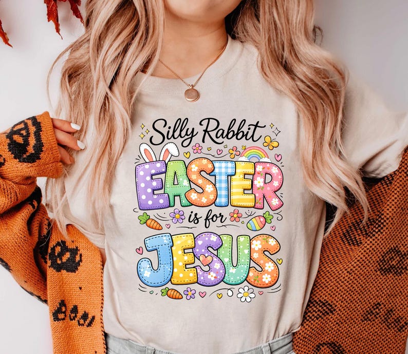 Silly Rabbit Easter is for Jesus PNG, Funny Christian Easter ...