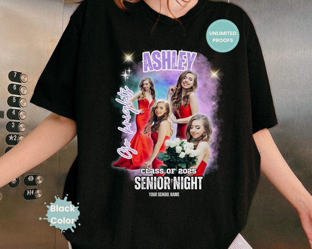 Bootleg Senior 2025 Tshirt Custom Bootleg Shirt Graduation Tee Class of ...