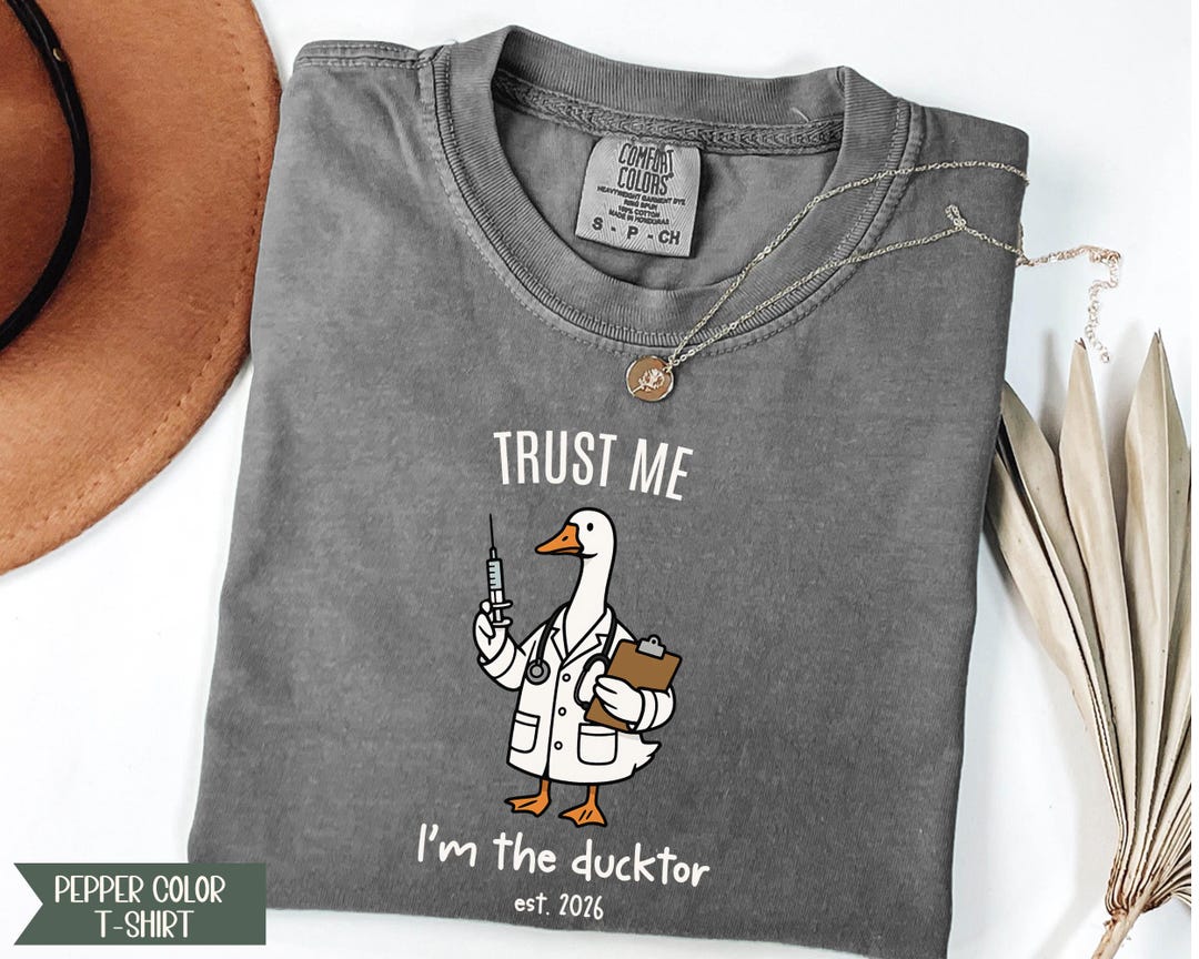 Personalized Funny Goose Doctor Graduation Shirt - Medical Phd Gift - Etsy