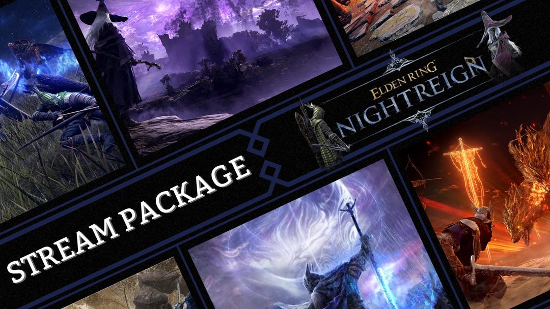 Elden Ring Nightreign Stream Pack / Overlays, Webcam Frames & Panels ...