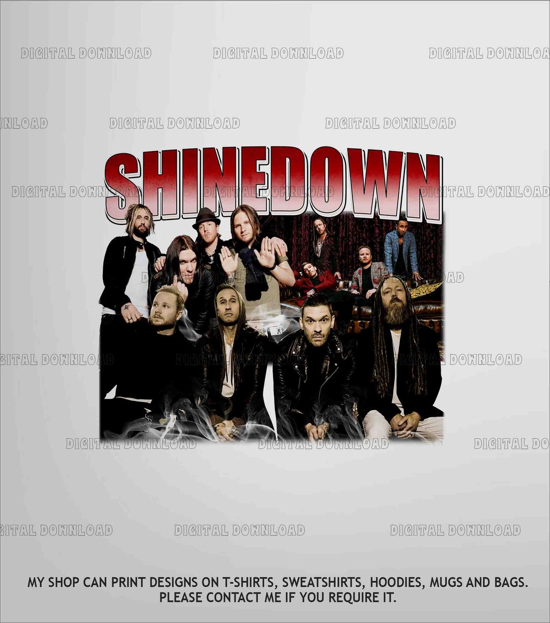 Shinedown Band Png, Shinedown PNG, Band Png, Rock Music Band, Tour Png ...