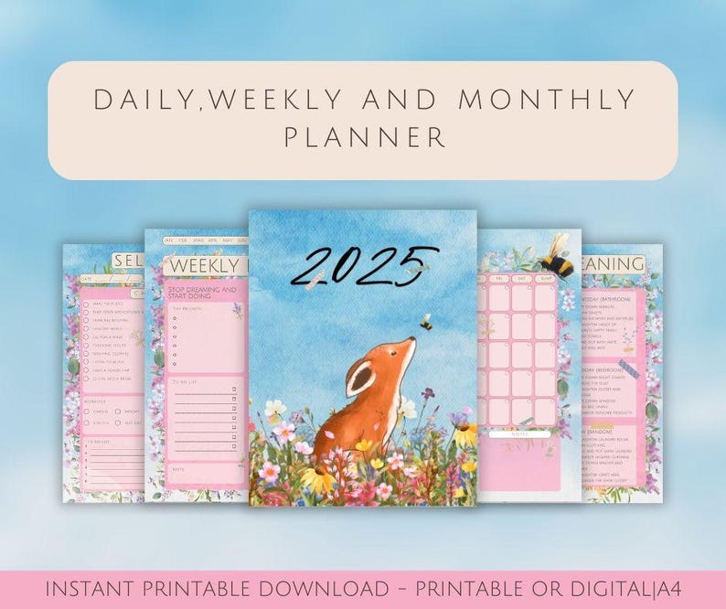 2025 Ultimate Planner Bundle | Daily, Weekly, Monthly Templates ...