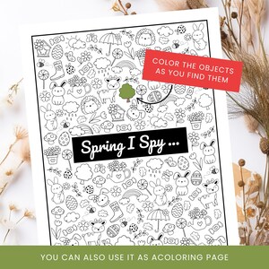 Easter I Spy Game, Eye Spy Sheet, Easter Classroom Game, Spring ...