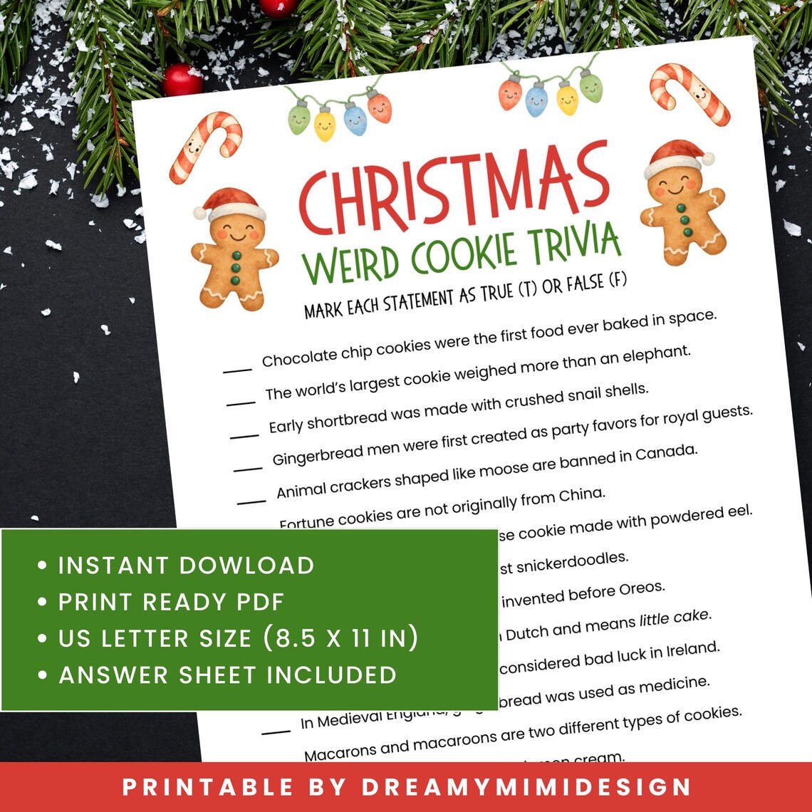 Christmas Weird Cookie Trivia | Christmas Cookie Party | Christmas ...