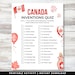 Canada Day Trivia Game, Printable Party Game for Canada Day for Kids ...