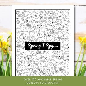Easter I Spy Game, Eye Spy Sheet, Easter Classroom Game, Spring ...