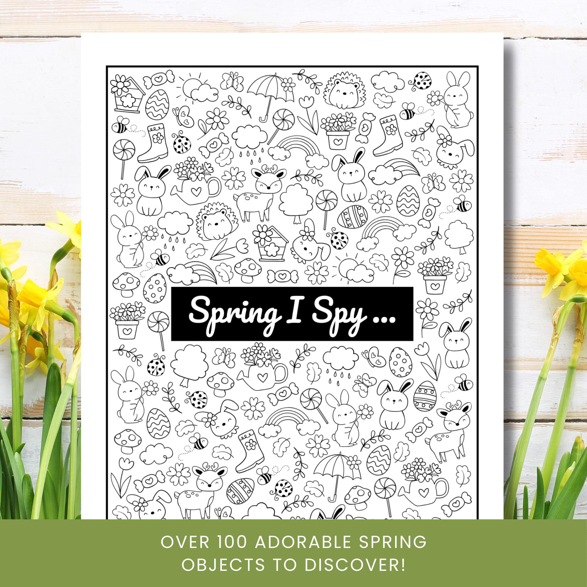 Easter I Spy Game, Eye Spy Sheet, Easter Classroom Game, Spring ...
