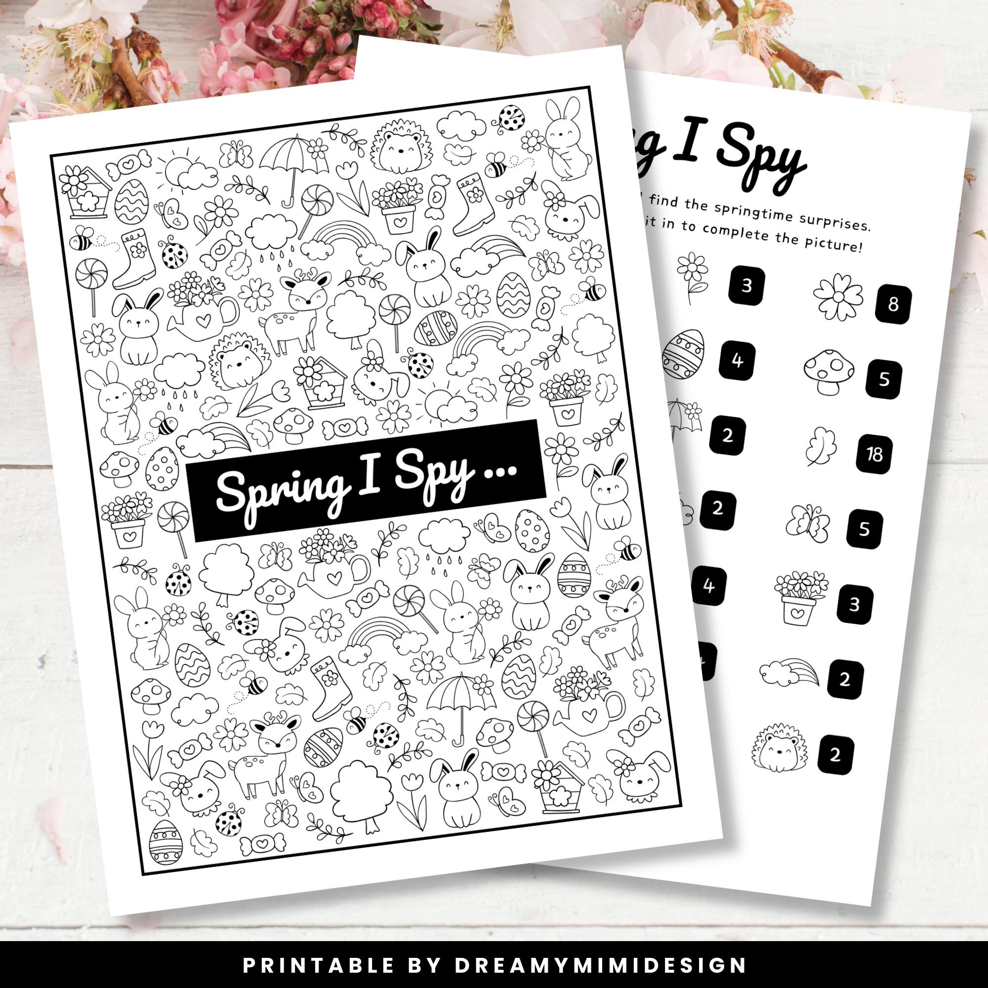Easter I Spy Game, Eye Spy Sheet, Easter Classroom Game, Spring ...
